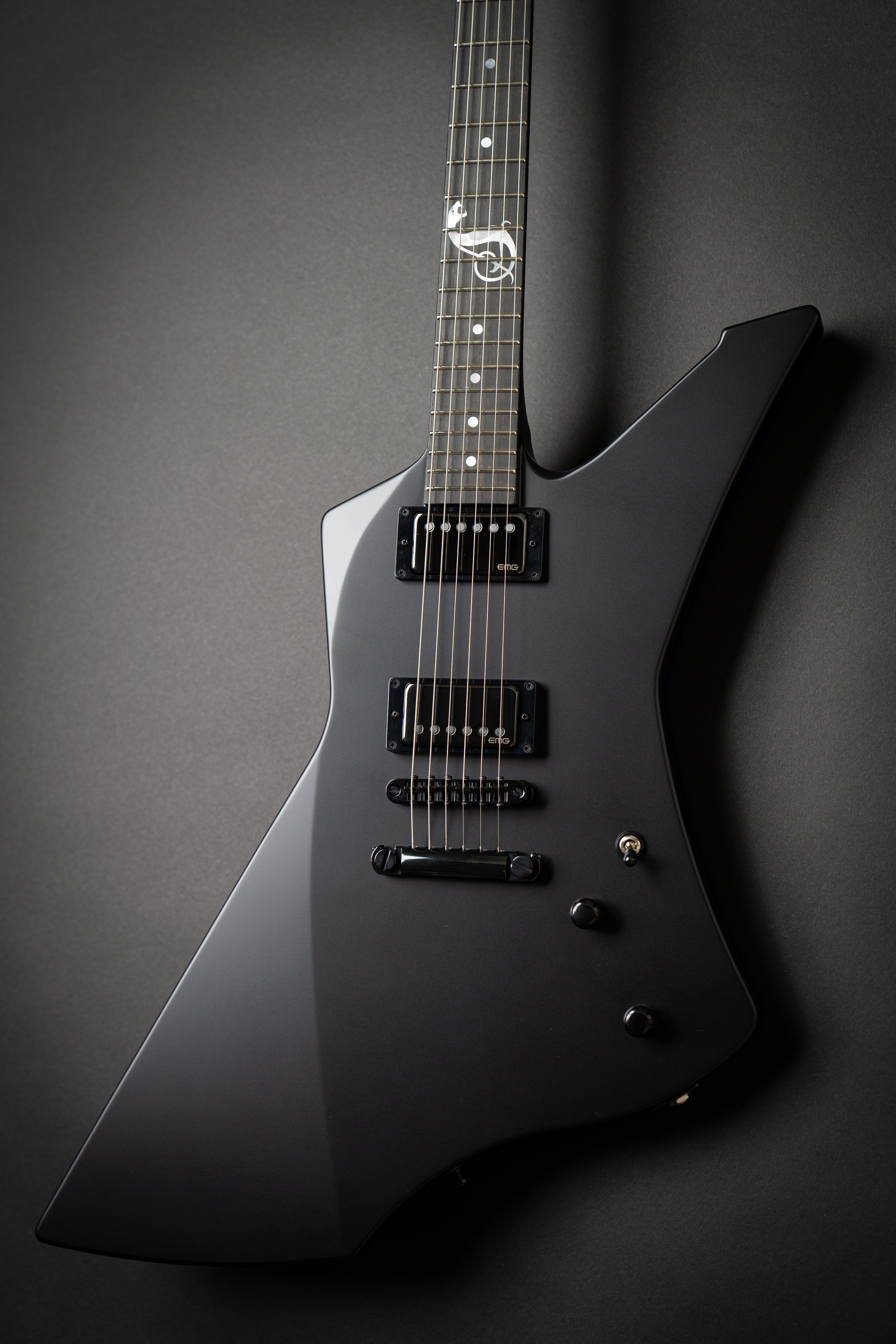 ESP Custom Shop Snakebyte Black Satin (E8280212) – Guitars Rebellion